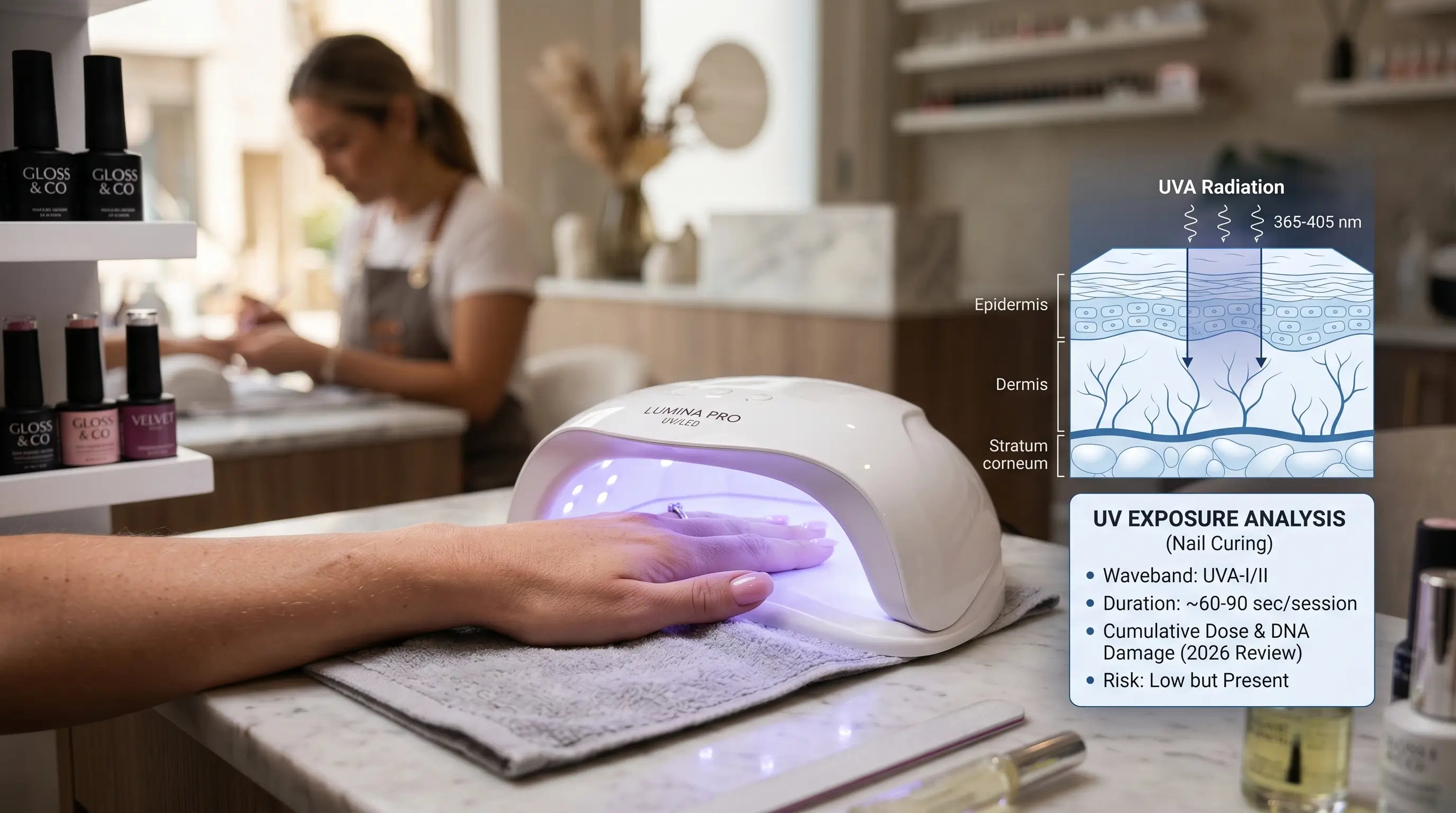 Are UV Nail Lamps Safe? Skin Cancer Risk Explained (2026) – Glazeme