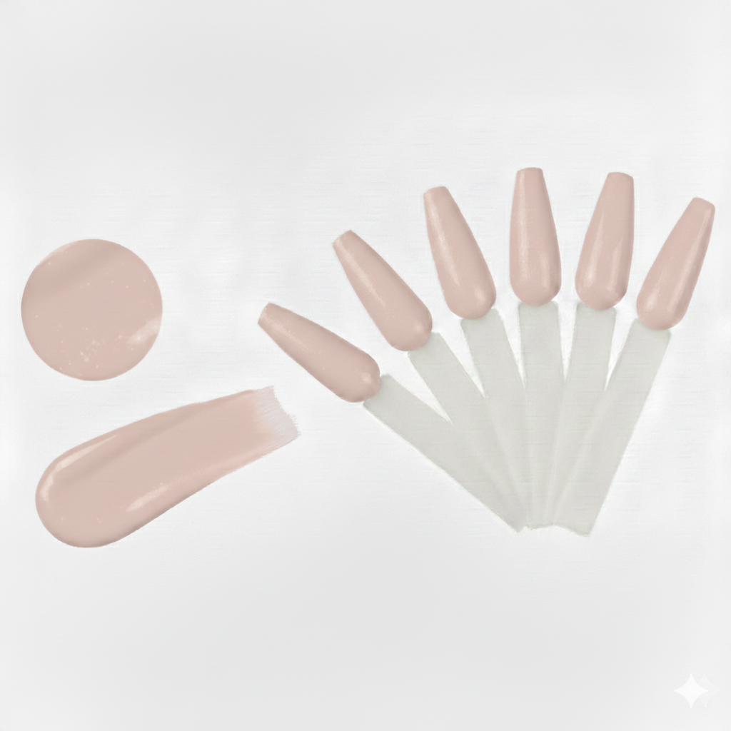Pompous Pampas Swatch Neutral Warm White Nail Sample – Glazeme