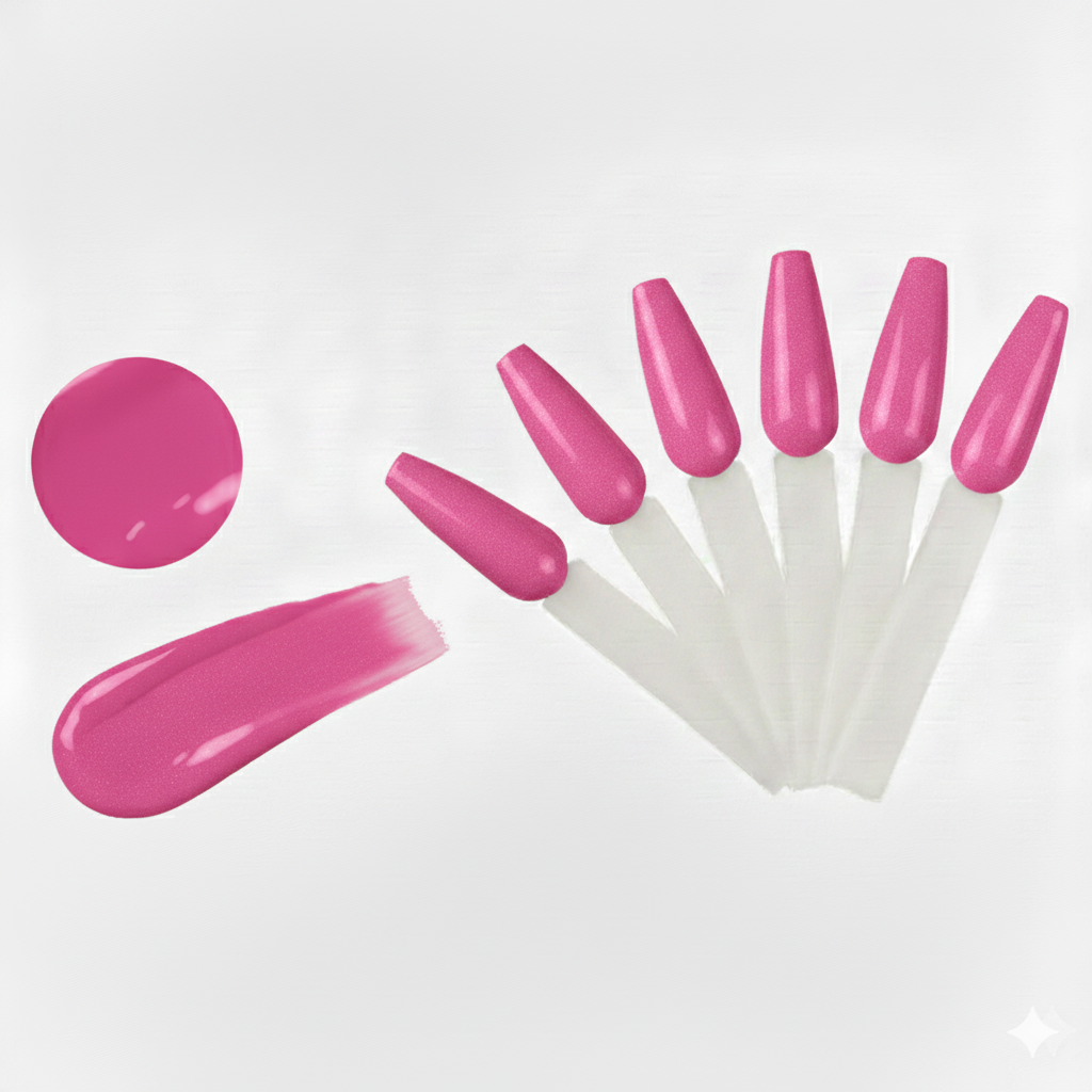 Back To The Fuchsia Swatch | Pink Glam Swatch Preview – Glazeme