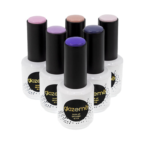 Custom 6 Polish Set UV Nail Polish | Hot Hues – Glazeme