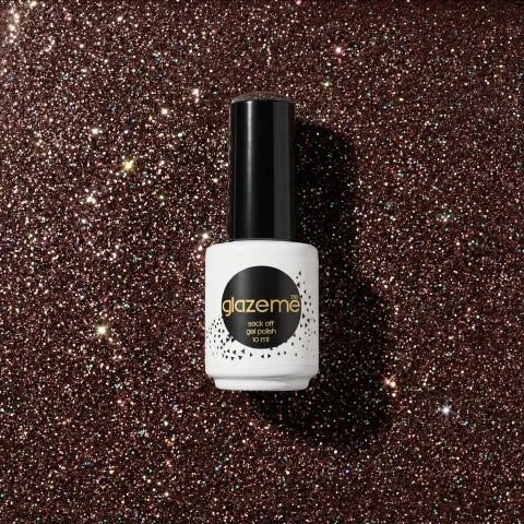 Glazeme Yule Shine Coffee Gel Nail Polish Rich & Warm